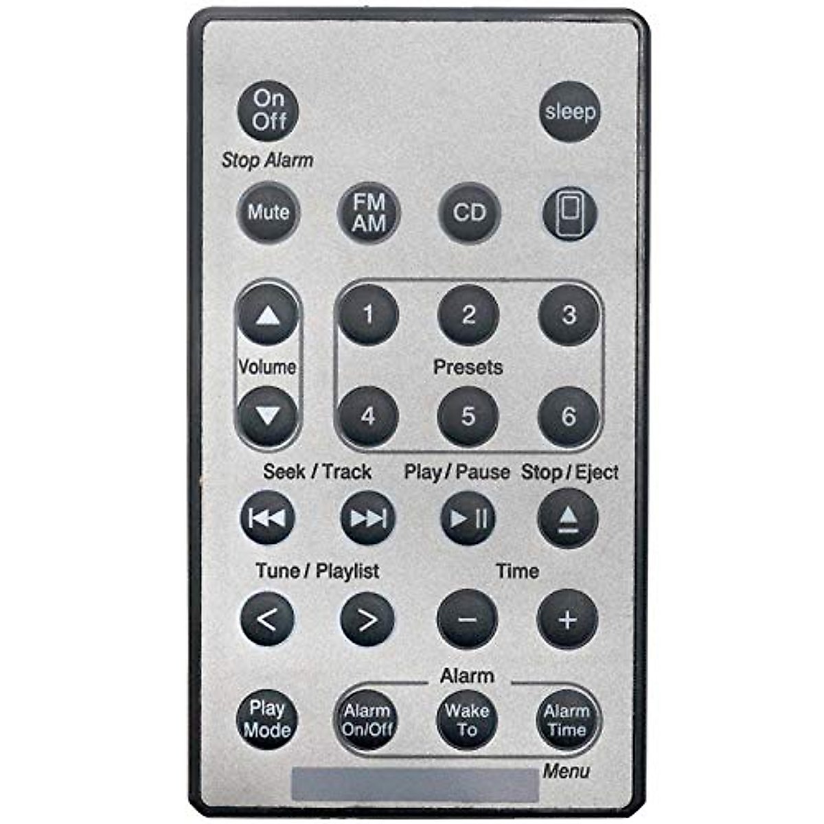 PERFASCIN Replaced Remote Control Controller Compatible with Bose Wave Music Player I II III Bose Wave Music System Audio System AWRCC1 AWRCC2 (Silver)