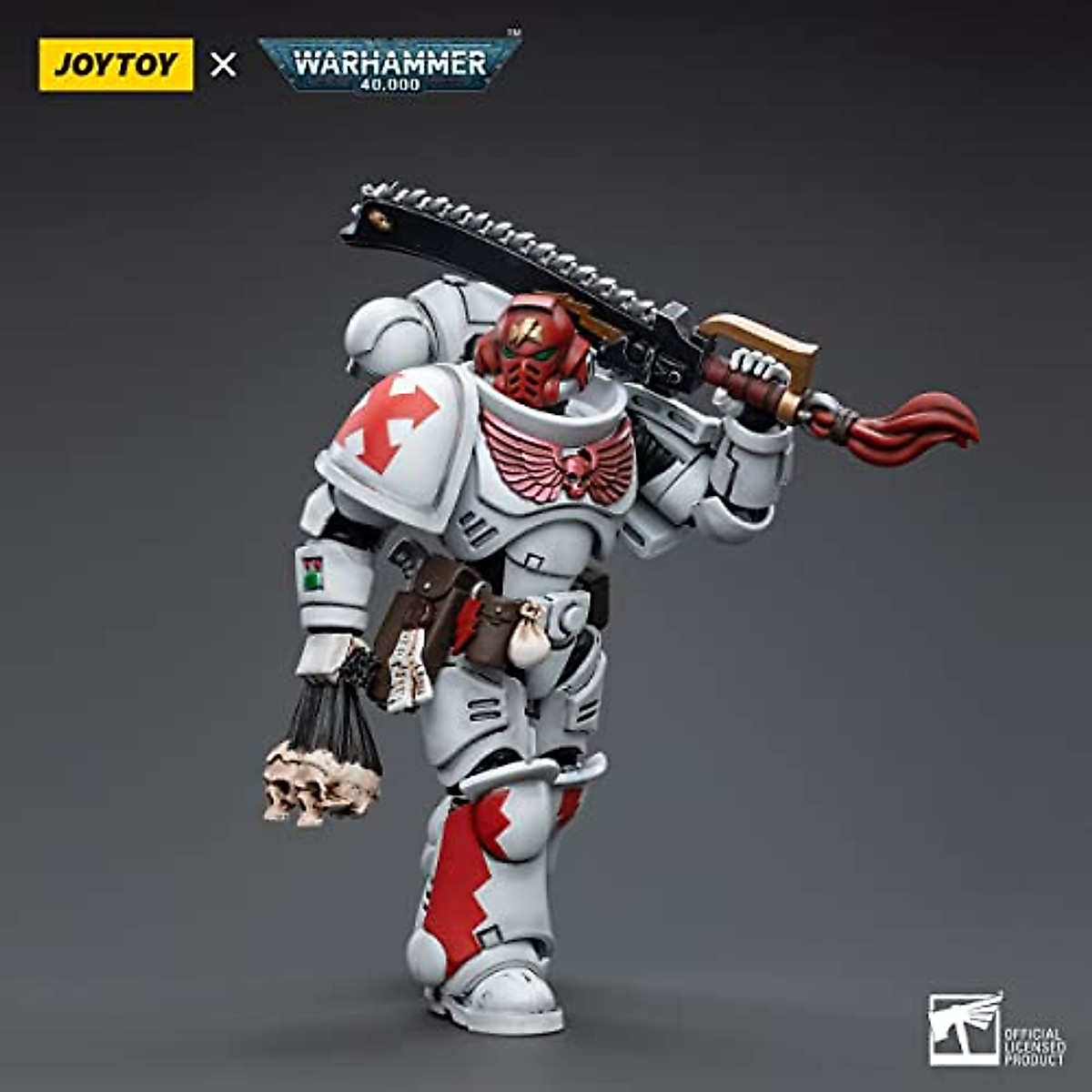 JoyToy 1/18 Warhammer 40,000 White Scars Squad Assault lntercesso Ba Tsendbaater Acton Figiure