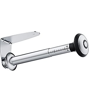 Paper Towel Holder Single Hand Tear - Upgraded Patented Signice Paper Towel Holder Under Cabinet Self Adhesive Towel Holders Wall Mount Hanging Counter Paper Towels Holder Rack for Kitchen (Stainless)