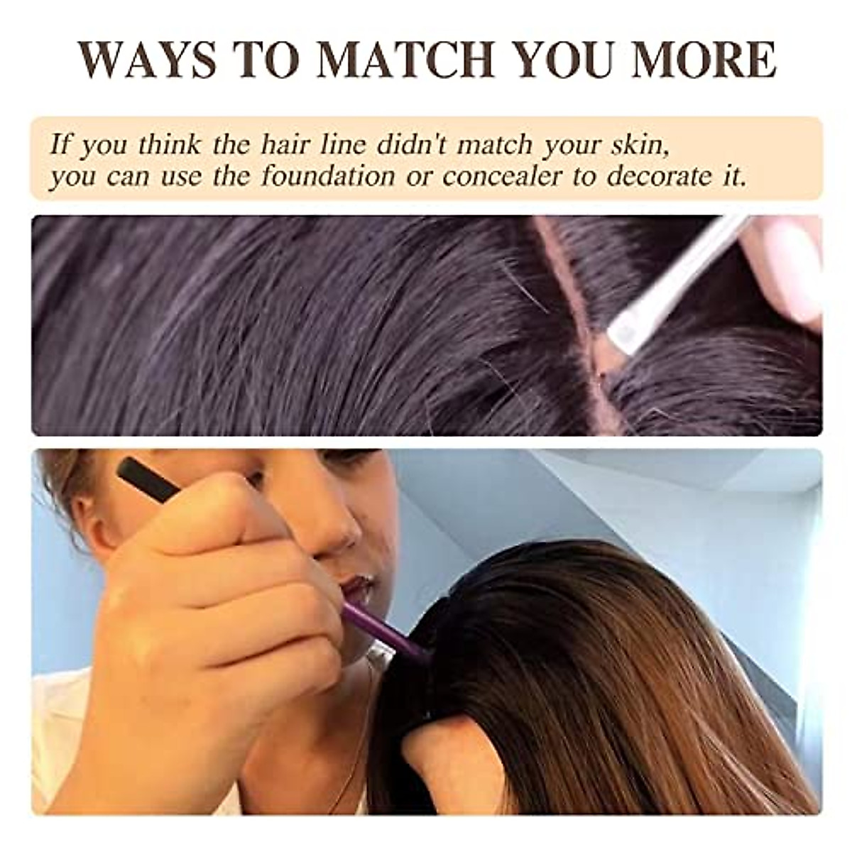 ENTRANCED STYLES Wavy Bob Wigs with Bangs for Women Black Mixed Brown Short Wavy Bob Curly Wig Synthetic Natural Looking Heat Resistant Fiber Wig