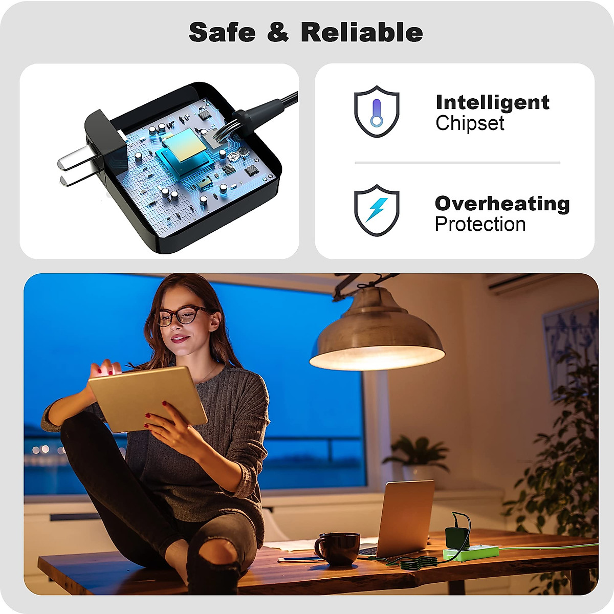 Charger for Gateway Laptop 19V - (Fit for TYPE60-190-3150U GWTN156-1 GWTN156-5 GWTN156-4 GWTN156-7 GWTN156-9 GWTN156-11 GWTN141-2 GWTN141-10 GWTN141-3 GWTN141-4 GWTN141-6 GWNC31514-BK GWNC31514-BL)