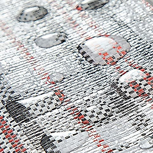 50L Extra Large Storage Bag SQXBK 60x45x20cm/23.62x17.71x7.87inch Red Checkered Water Resistant Organizer Bag Moving Bag Carrying Tote with Zipper and Carrying Handle for Clothes Bedding Comforter, Pillow