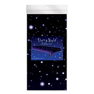 Starry Night Tablecover Party Accessory (1 count) (1/Pkg)