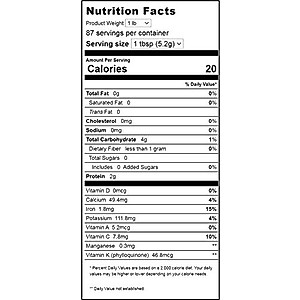 Z Natural Foods Organic Alfalfa Leaf Powder - Made in USA - Green Superfood Supplement for Drinks, Tea, Shakes, Smoothies Recipes - Raw, Vegan, Gluten Free, Non GMO, Kosher - 1 lb