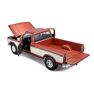 Maisto - 1/18 Scale Model Compatible with Ford Replica Miniature Model Classic Vintage Collectible F150 Pick-up 1979 (Blue)