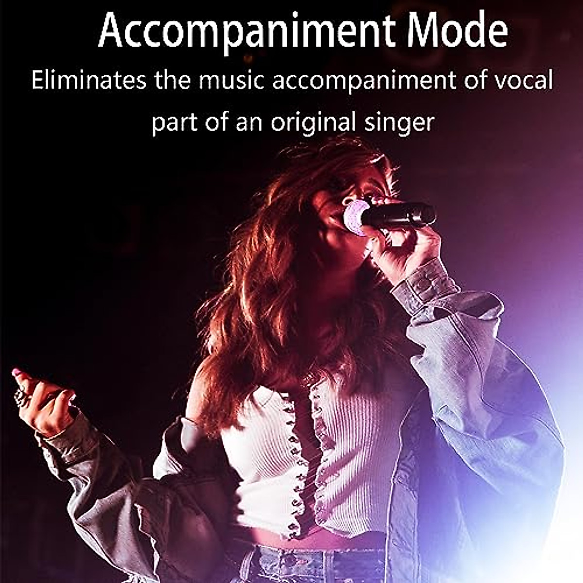 Phasetech Soundbar with 2 Wireless Microphones 2.1CH Bluetooth Sound Bar with Subwoofer, Karaoke Machine with Vocal Elimination, Sound Modification, Ambient Special Sound for Home Theater Audio