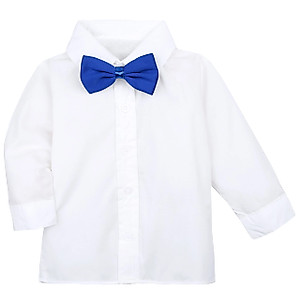 Lilax Baby Boy Gentleman Tuxedo Outfit Infant 4 Piece Set 0-3 Months Royal Blue