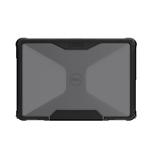 URBAN ARMOR GEAR UAG Designed for Dell Latitude 3120 Case, 11-inch (2-in-1) Laptop for Education - Shock Absorbing, Heavy Duty, Rugged Lightweight Drop Protective Cover, Armor Shell Transparent Ice