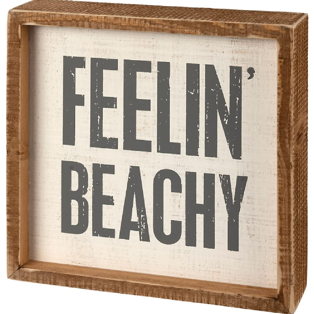 Primitives by Kathy Inset Box Sign - Feelin' Beachy