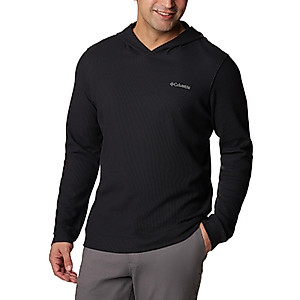 Columbia Men's Pitchstone Knit Hoodie, Black, X-Large