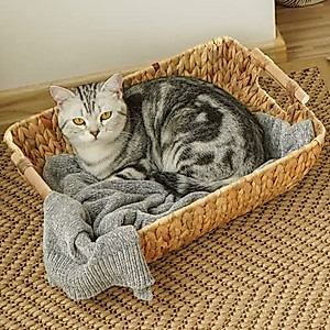 StorageWorks Hand-Woven Storage Baskets Set