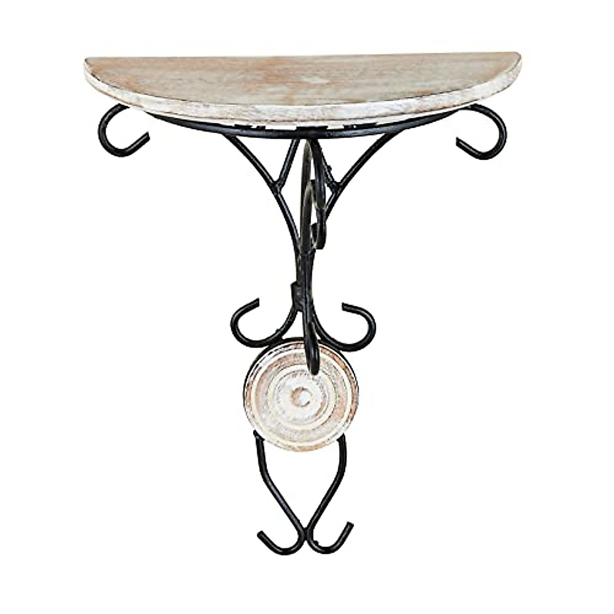 Floating Shelf Wall Mount | Foldable Wall Hanging Shelf | Wall Shelf | Rustic Wood Wall Shelf for Bedroom Living Room Kitchen | Wall Decor Storage Shelf | Hanging Plant Shelf | Farmhouse Décor