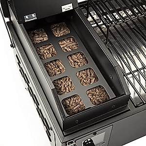 Cuisinart CPG-256 Portable Wood Pellet Grill and Smoker, Black and Dark Gray
