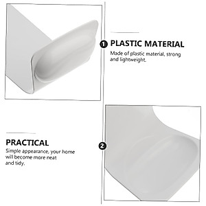 Alipis Water Tray Liquid Dispenser Foam Hand Soap Dispenser Electric Soap Dispenser Plastic Bracket Bathroom Soap Wall Soap Rack Plastic White Liquid Soap Pump Rack Soap Dispenser Holder