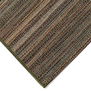 Liora Manne Indoor/Outdoor Rug, 6'6" x 9'4", Stripes Green