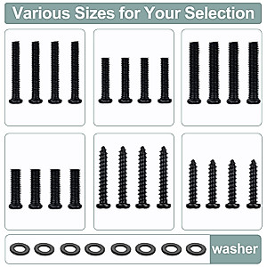 TV Stand Screws and Washers for Hisense TV Stand Legs Screws Kit for 32H4030F3 43R6E3 50R6E3 50A6G 55A6G 55H6570 55H6570G 58R6E3 58H6870 65R6E3 65H7809 65H6500F 65H6530F TV Stand Replacement Screws