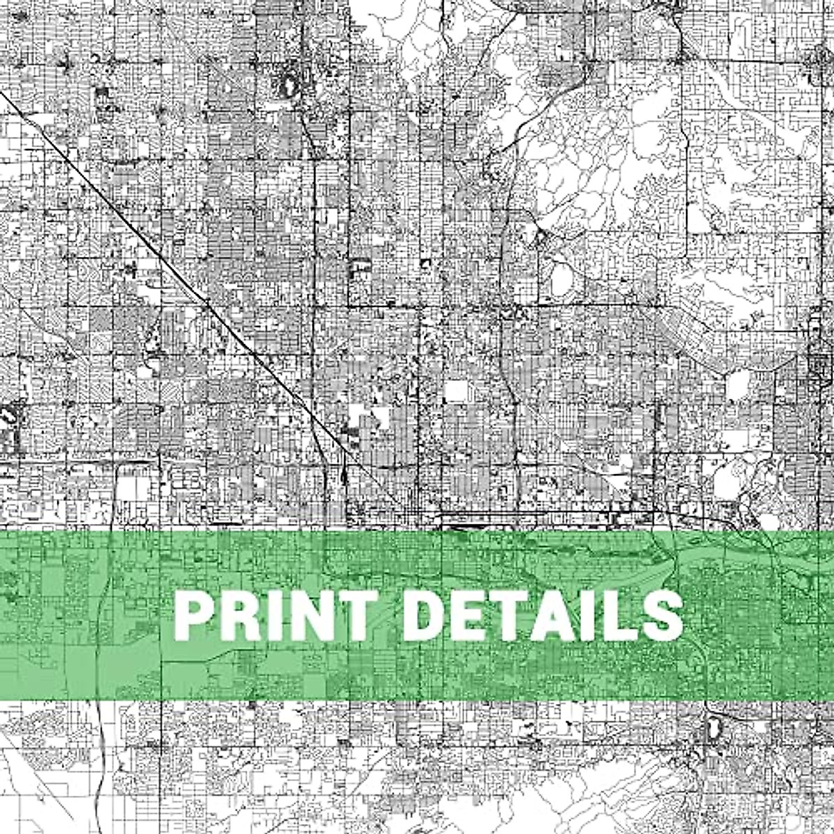 Dear Mapper Phoenix United States View Abstract Road Modern Map Art Minimalist Painting Black and White Canvas Line Art Print Poster Art Line Paintings Home Decor (Set of 3 Unframed) (16x24inch)