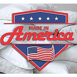 MSD 2 Pack Pillow Insert 34X34 Hypoallergenic Square Form Sham Stuffer Standard White Polyester Decorative Euro Throw Pillow Inserts for Sofa Bed - Made in USA (Set of 2) - Machine Washable and Dry