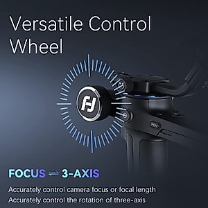 FeiyuTech Official SCORP-C Camera Stabilizer,3-Axis Handheld Gimbal for DSLR and Mirrorless Camera,5.5lbs Payload,Sony,Canon,Panasonic,Lumix,Nikon,Fujifilm,Grip,Lightweight,Button Control