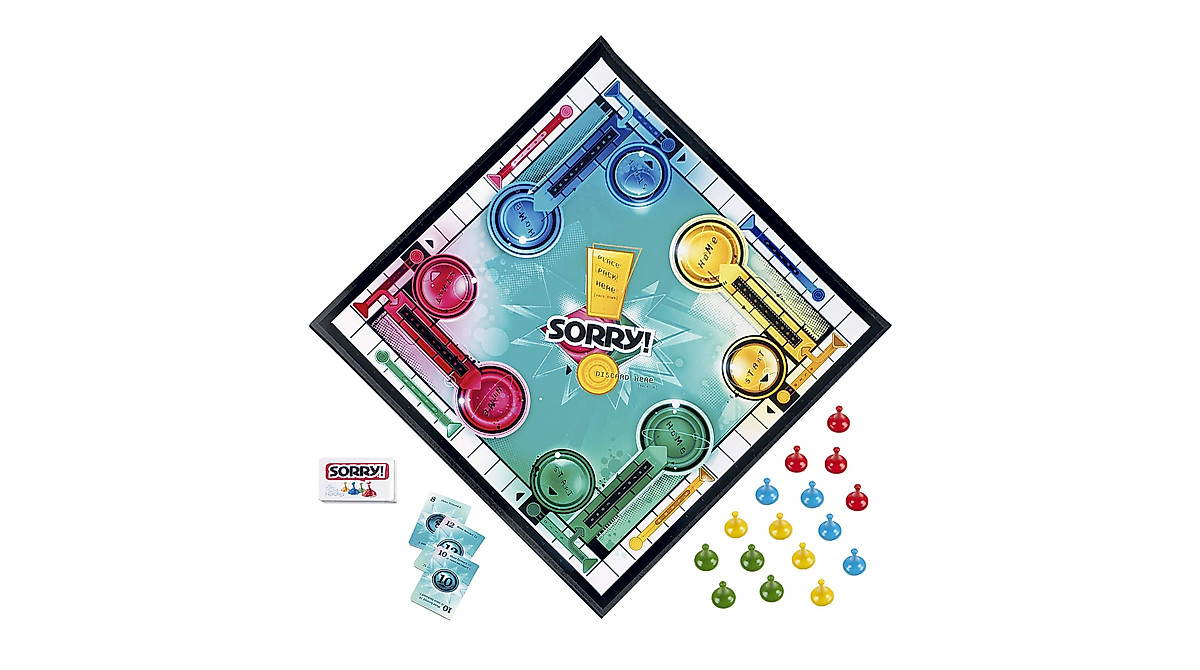 Hasbro Sorry! Family Board Game for Kids & Adults | Fun & Nostalgic