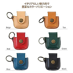 Hevitz Italian Genuine Leather Semi-Aniline AirPods Case, Blue