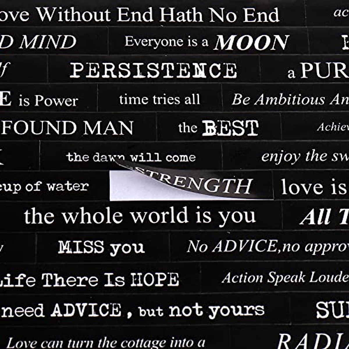 Juome 12 Sheet Quote Stickers for Journaling, Scrapbook Stickers for Scrapbooking Supplies, Words Phrases Stickers for Journaling Supplies Junk Journal Aesthetic Stickers