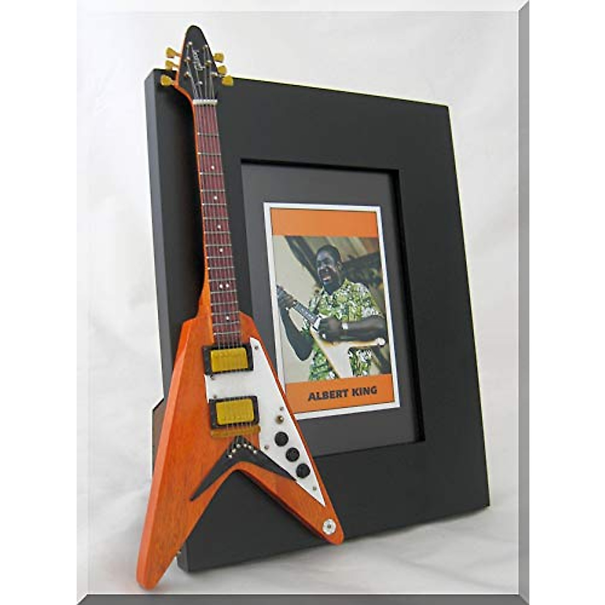 ARTSTUDIO35 Albert King Miniature Guitar Photo Picture Frame