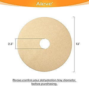AIEVE Dehydrator Parchment Paper Compatible with Nesco Dehydrator, Non-stick Round Food Dehydrator Sheets Fruit Dehydrator Mats Compatible with Nesco Food and Jerky Dehydrator NESCO Snackmaster