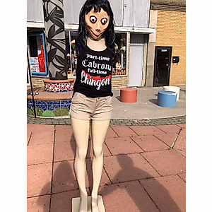 PartyHop Scary Momo Mask Creepy Halloween Latex Cosplay Costume for Kids and Adult Multicolor