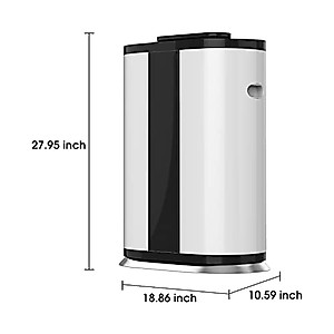 Air Purifier with Smart WiFi, PM2.5 Monitor and H13 True HEPA Filter for Large Room up to 3000 sq.ft, Captures 99.9%