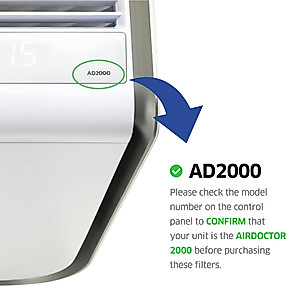 AIRDOCTOR AD2000 Genuine Replacement Pre-Filter | Captures Larger Contaminants like Dust and Animal Hair | MADE BY AIRDOCTOR