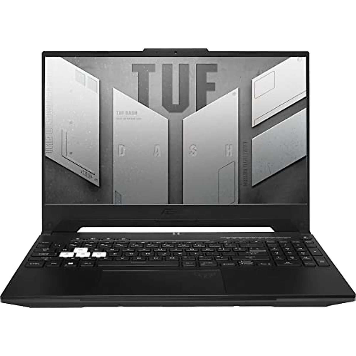 ASUS 2023 TUF Dash 15.6" 144 Hz FHD Gaming Laptop 10-Core Intel i7-12650H 32GB DDR4 1TB NVMe SSD NVIDIA GeForce RTX3070 8GB GDDR6 WiFi AX HDMI RJ45 Thunderbolt4 Backlit KB Windows 10 Home w/RE USB