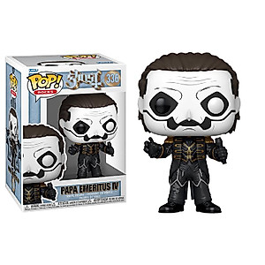 POP Rocks: Ghost - Papa Emeritus IV Funko Vinyl Figure (Bundled with Compatible Box Protector Case), Multicolored, 3.75 inches