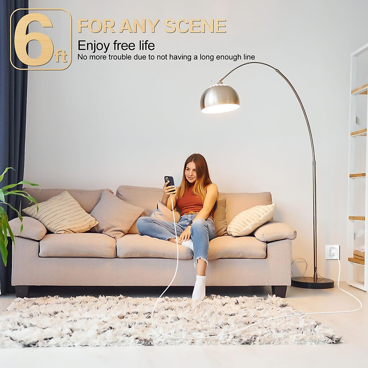 ULTRAPROLINK 3Pack 10FT iPhone Charger, Fast Charging USB C to Lightning Cable, Compatible with iPhone 14/13/12/11/XS/XR/iPad Pro/Air and More