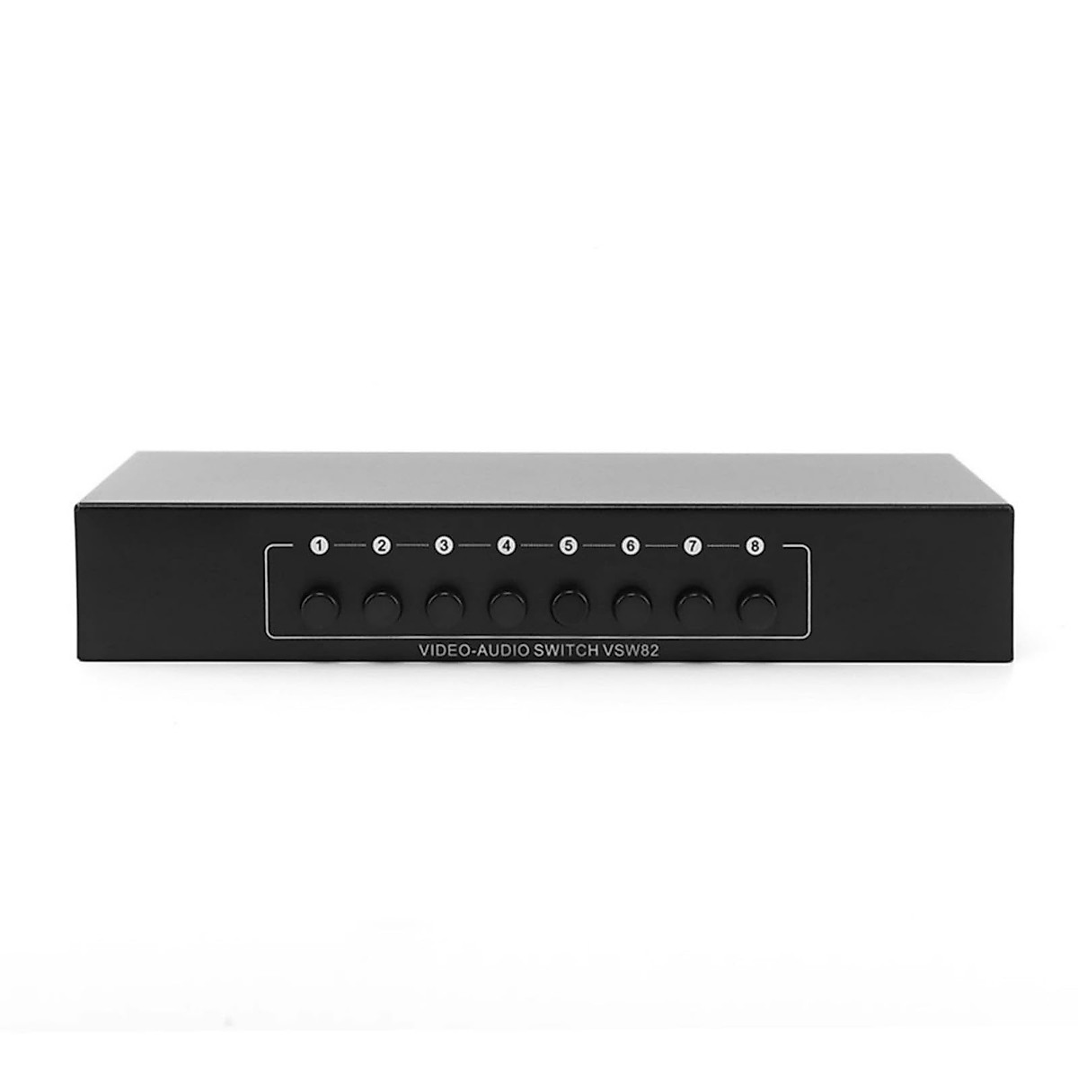 Suckoo 8 Port 3RCA AV Audio Video Switcher Splitter 8 in 2 Out 4 in 2 Out DVD Player Game Console TV Box External 2 Way TV Monitor Projector Composite AV switcher Switch Box