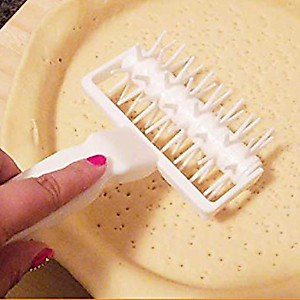 Fangfang Silicone Dough Docker,Pizza Pie Pastry Dough Docker Roller Dough Pitter Baking Tool