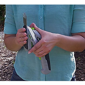 Earthwise Cordless Rechargeable 2-in-1 Shrub Shear and Hedge Trimmer Combo