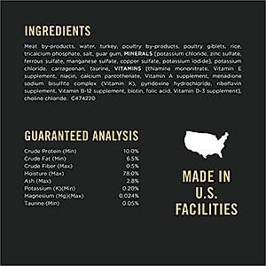 Purina Pro Plan Urinary Tract Cat Food Wet Pate, Urinary Tract Health Turkey and Giblets Entree - (24) 3 oz. Pull-Top Cans