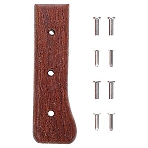 DOITOOL 2Pcs Wood Knife Scales Kitchen Knife Handle Replacement Kitchen Repair Handle for Sashimi Natural Wood Handle Replacement