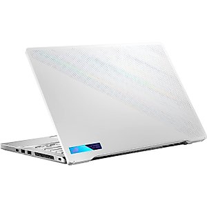 ASUS ROG Zephyrus 14 inches FHD（1920x1080） 144Hz Display, Gaming Laptop, AMD Ryzen 7 5800HS, 16GB RAM, NVIDIA GeForce RTX 3060, 1TB SSD, Backlit KB, Wi-Fi6, HDMI, Win11, Moonlight White, W/GaLiMu