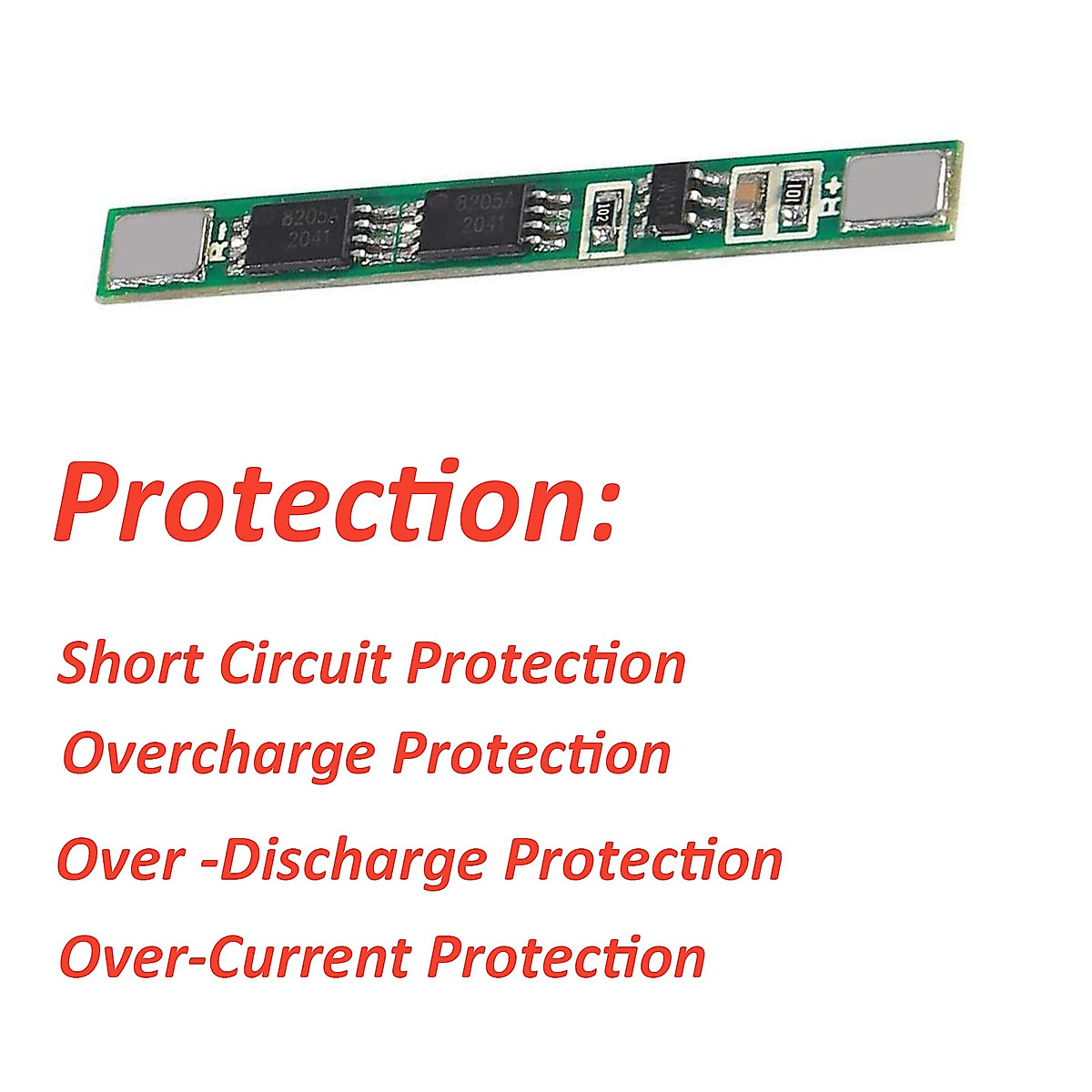 DIANN 10pcs 1S 3.7V BMS 18650 Charger 4A PCB Protection Board for Li-ion Lithium Battery Cell