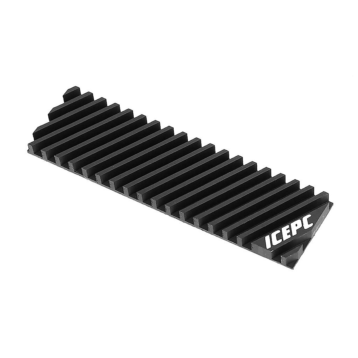 icepc M.2 Heatsink for PS5 PCI-E NVME 2280 SSD Graphene Coating Copper Heat Sink，High Performance SSD Radiator with Thermal Conductive Adhesive for Laptop PC 2280 NGFF Cooler(70x20x1.5mm)