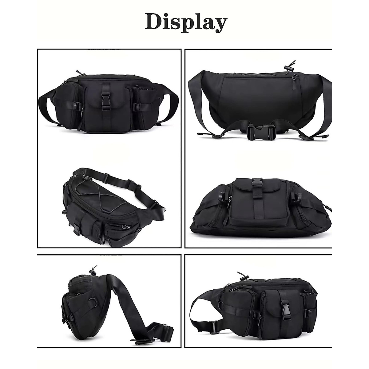 Chenstabar Sling Bag Chest Shoulder Backpack Small Men Crossbody Shoulder Bag Multipurpose Fanny Pack for Wallet Phone (Snap)