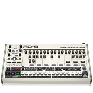 Behringer RHYTHM DESIGNER RD-9 Classic Analog/Digital Drum Machine with 11 Drum Sounds, 64-Step Sequencer, Wave Designer and Dual-Mode Filter