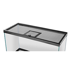 Zilla Pet Reptile Terrarium Fresh Air Screen Cover with Hinged Door 20" x 10"