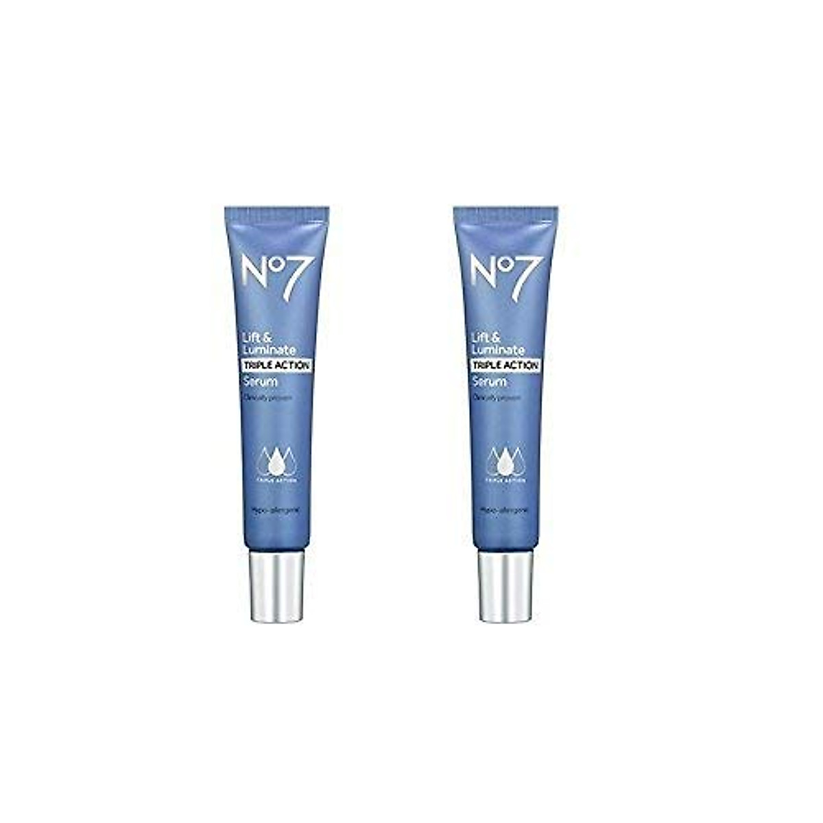 No7 Lift & Luminate Triple Action Serum - 1 ounce - Pack of 2