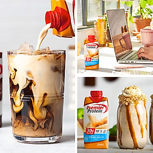 Premier Protein Protein Shake, Caramel, 30g Protein, 1g Sugar, 11 fl oz Pack of 12