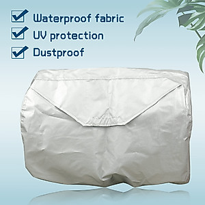 Mejiao Generator Waterproof Cover for Honda Generator EU2200i EU2000 EU2200IC EU2000i and Yamaha 2000,Replace 08P58-Z07-100S,Silver