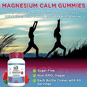USDA Organic Men' s Multivitamins Gummies & Magnesium Citrate Gummies Bundle by MaryRuth's | Immune Support | Calm Magnesium Gummies for Adults & Kids 4+ | Stress Relief, Bone, Nerve, Gut Health