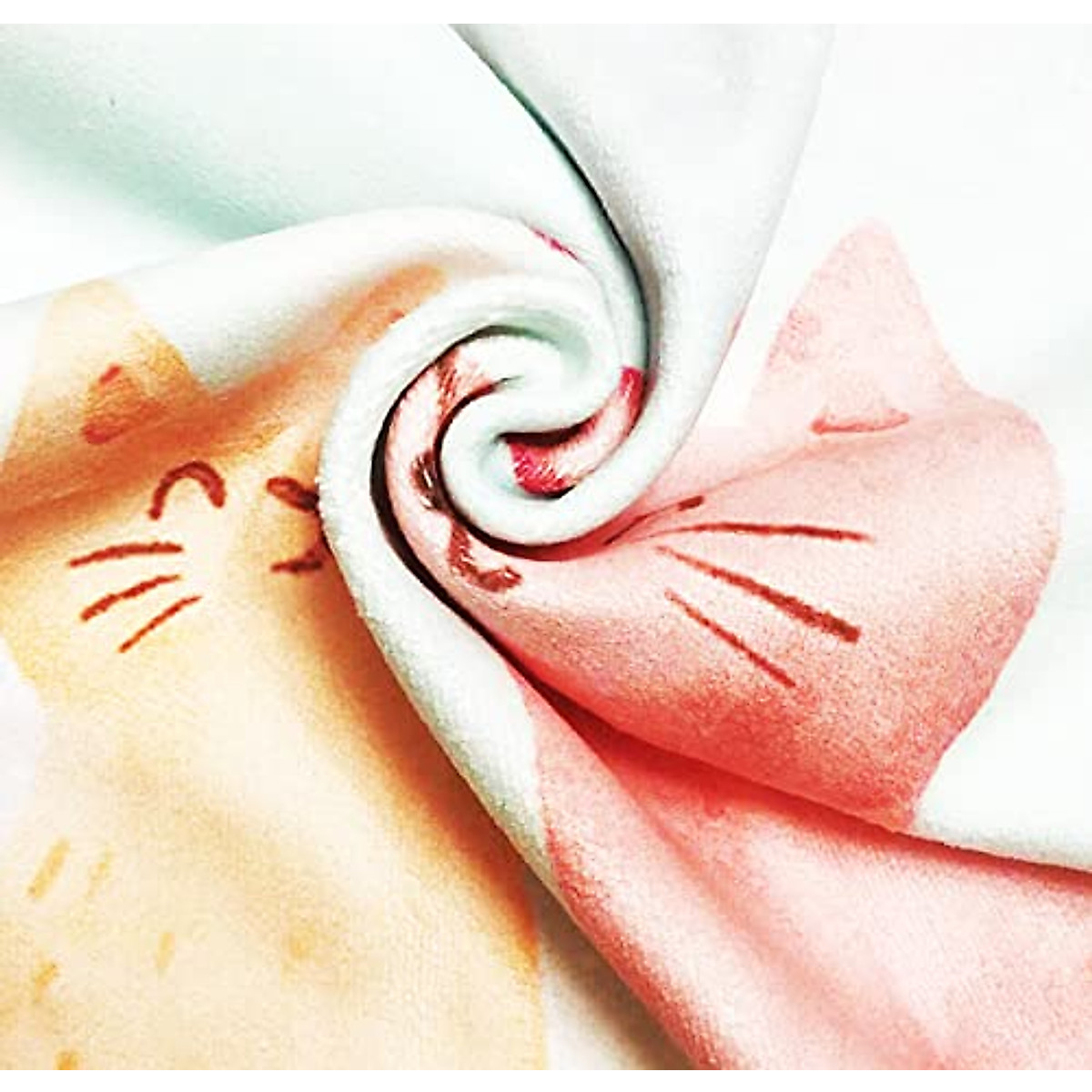 SLHETS Lovely Cats Hand Towels Romantic Love Starry Sky Universe Bath Towels 13.6 * 29 Highly Absorbent Kitchen Dish Towels for Household Daily Use | Home Decoration | Carry-On Hotel Gym Spa